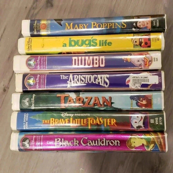 Disney | Media | Classic Disney Vhs Tapes Bundle 7 Movies | Poshmark